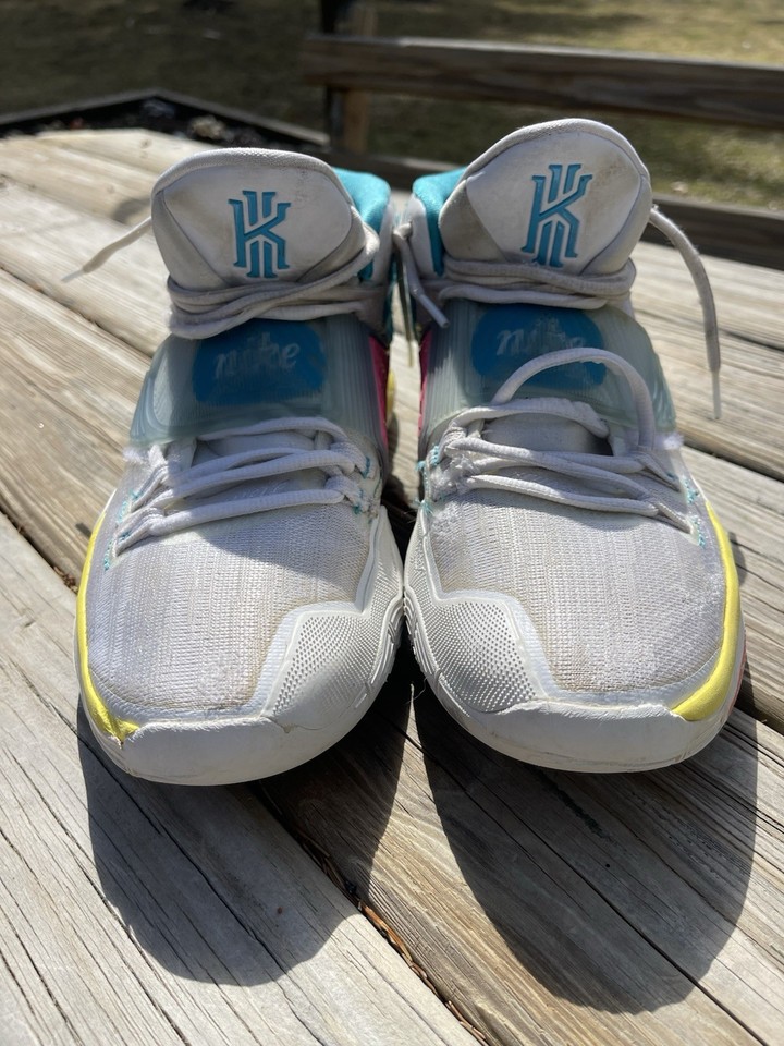 Nike Kyrie Irving 6 Retro 90’s NEON Grafitti BQ4630-101~size 11 White ...