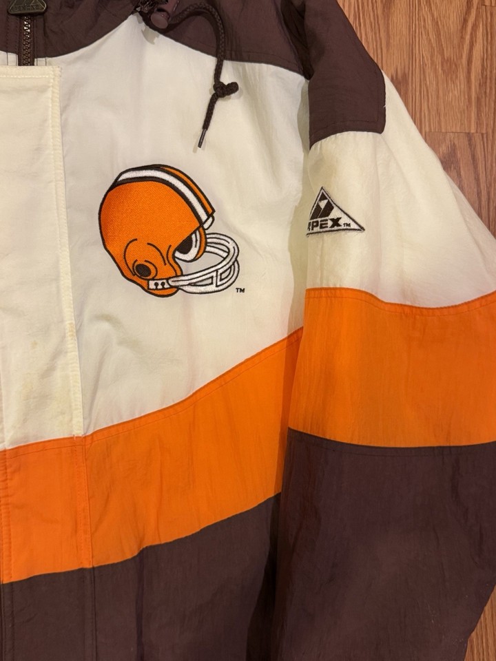 Vintage NFL Cleveland Browns Pro Line Apex One Starter Jacket Size XXL ...