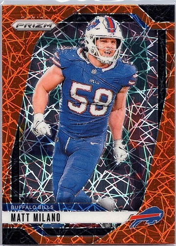 2024 Panini Prizm - #33 Matt Milano Orange Lazer | eBay