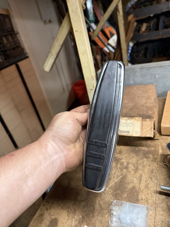 New NOS GEM Mopar Dodge Plymouth Van Chrome Rear Bumper Guards Parts W ...