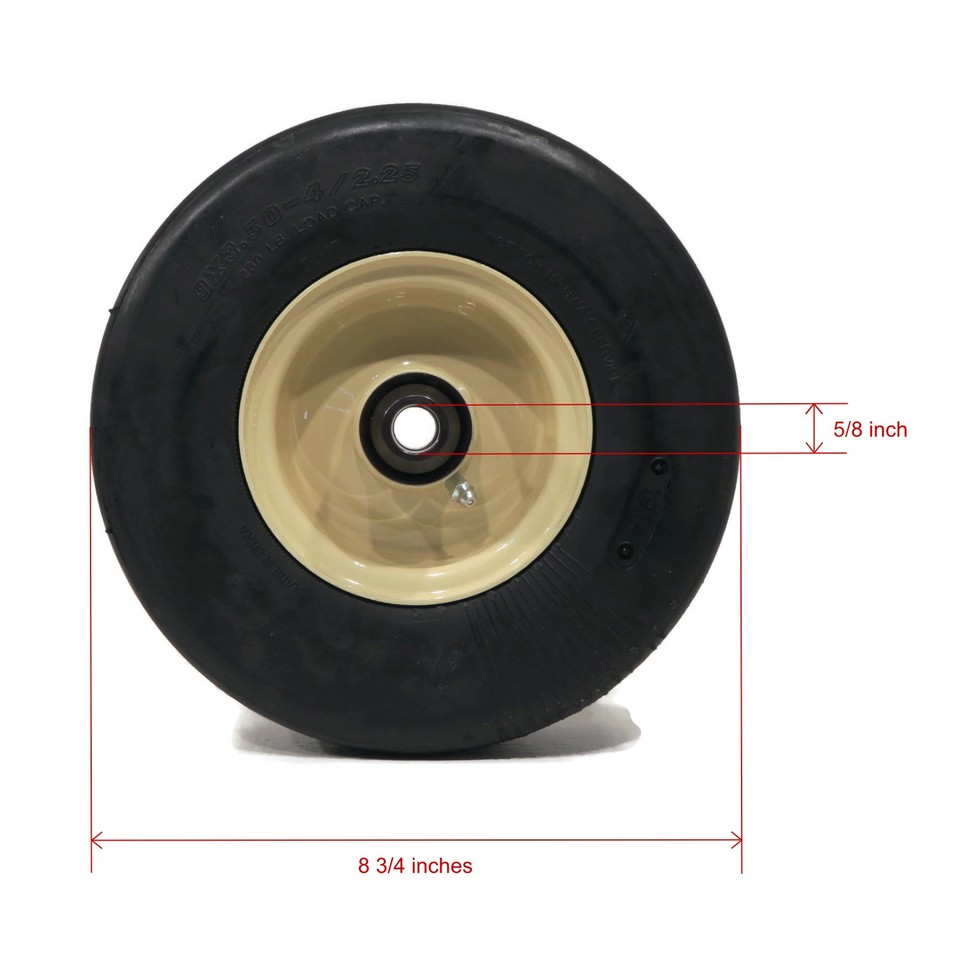 OEM (2-Pack) Grasshopper Deck Wheels for 1996-2002 Front Mount 9544 ...