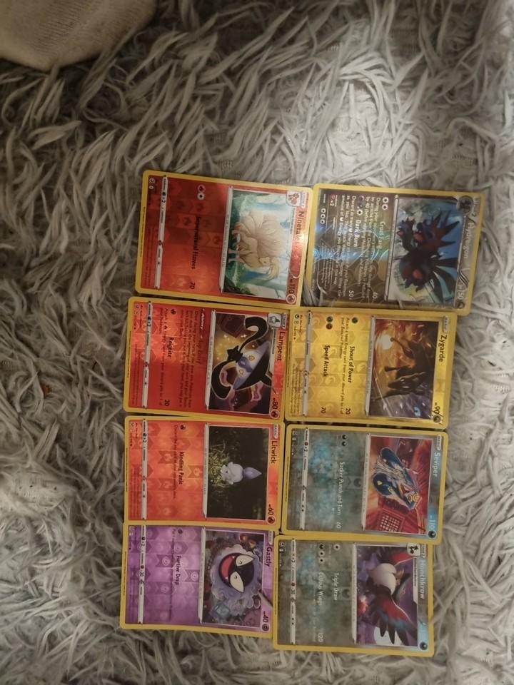 Big Stack of Pokémon Cards with 8 Reverse Holos | eBay UK