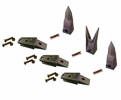 Bobcat Style Mini Ex, Skid Bucket Shanks, Rock Teeth - 7107324, 7107321 ...