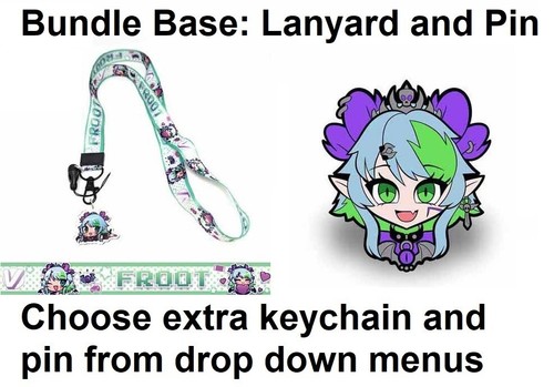 VShojo Froot (Apricot) - Build your own pin + lanyard set! | eBay