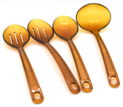 Vintage Amber Brown Plastic Ultratemp Robinson Knife Clear Slotted ...