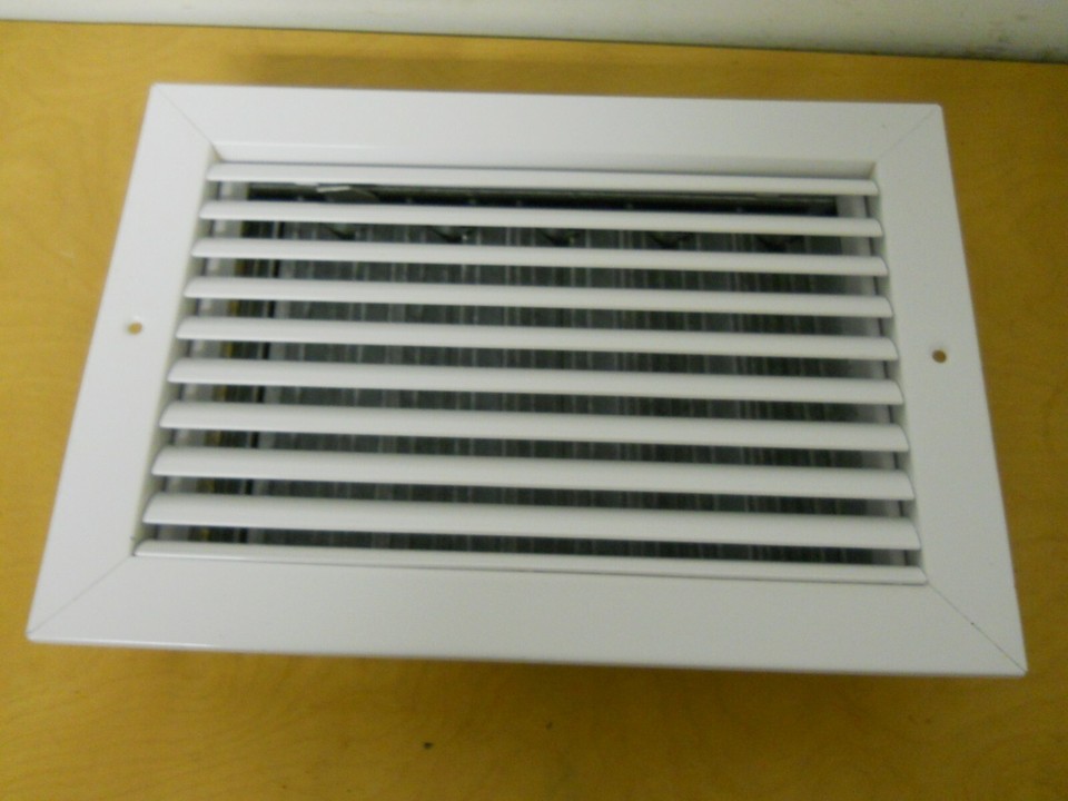 Titus 23RL Steel Return Grille 12x 8 45° Deflection White 3/4" Blade ...