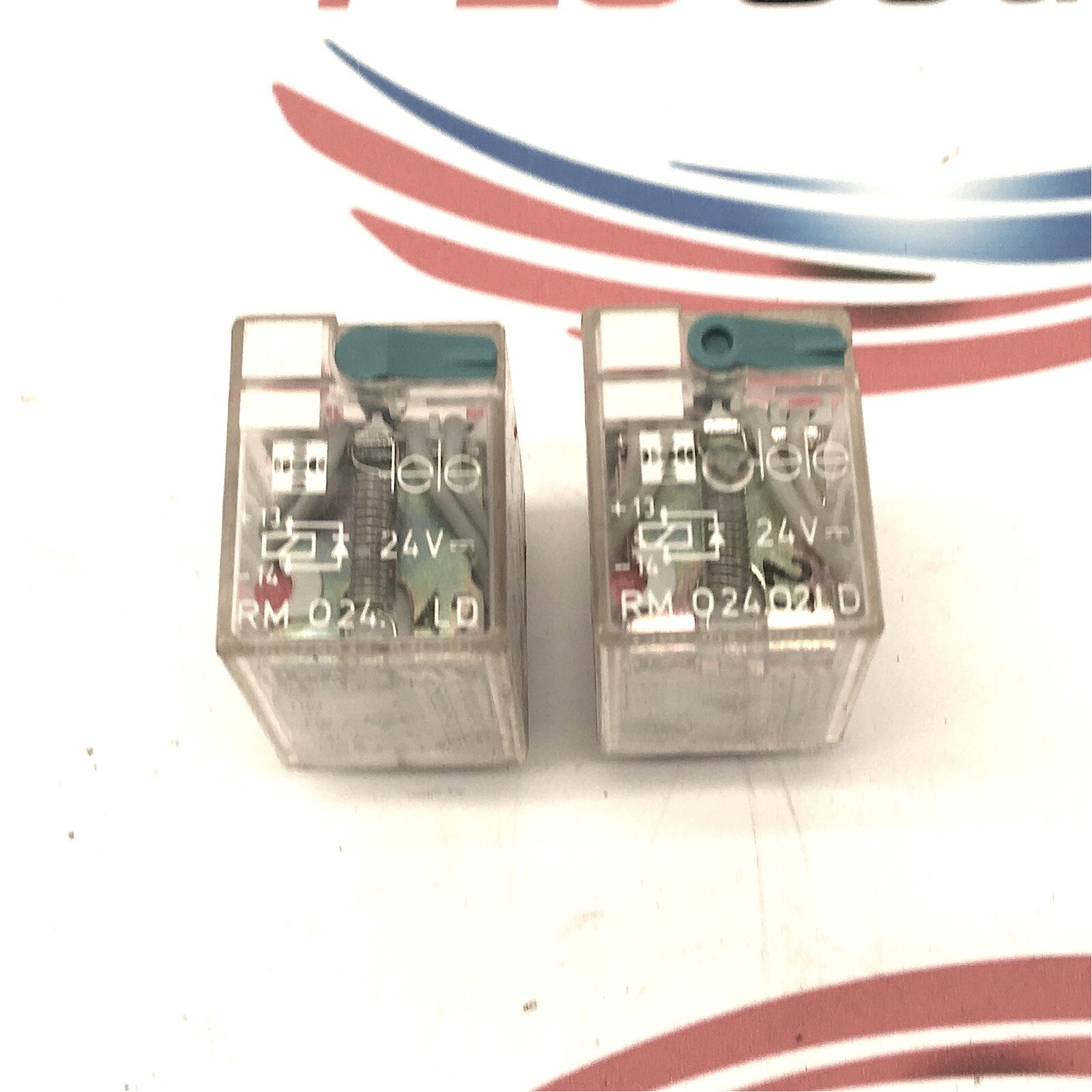 TELE RM024.02LD SWITCHING RELAY 15A 250V 1.25KVA LOT OF 2 | eBay