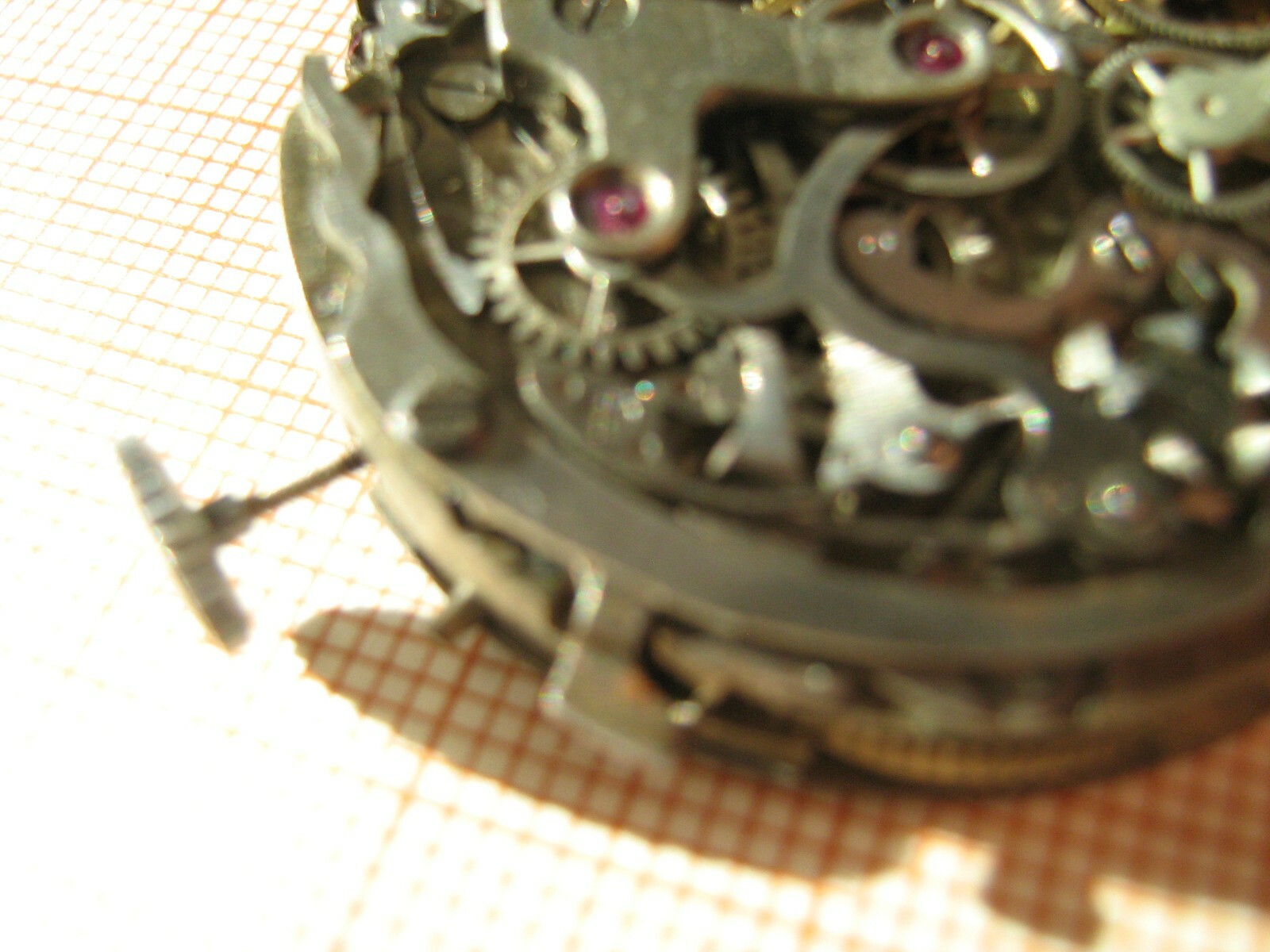 Hahn Landeron 15,5 mono-rattrapante chronograph movement for repair,35 ...