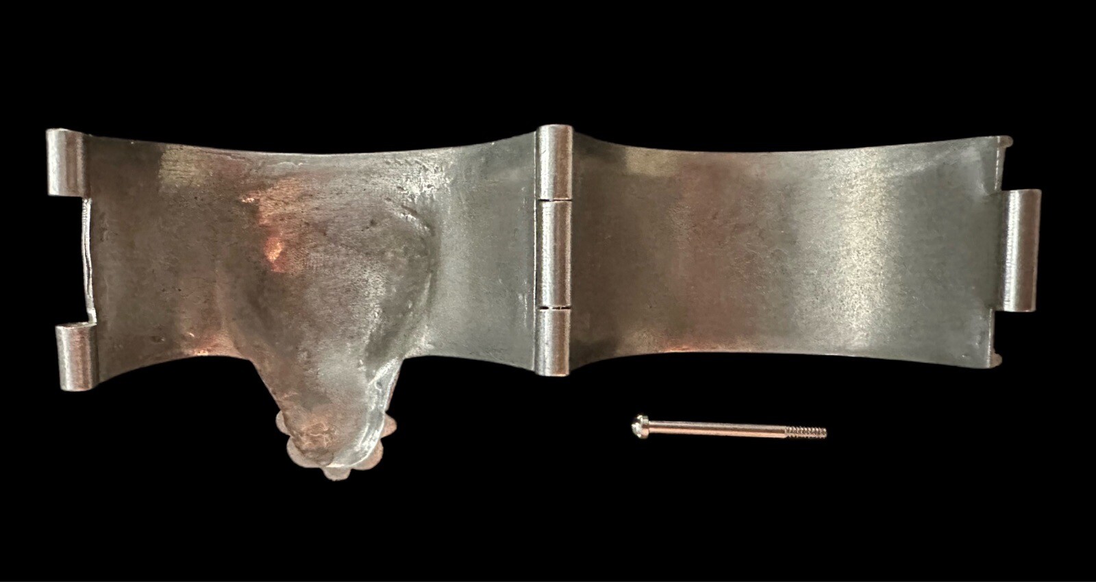 Rare MMA Cross Of Cong Pewter Bracelet 1977 - Gem