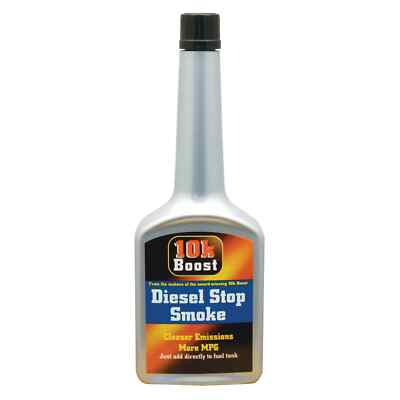 10K Boost DIESEL STOP SMOKE Fuel Treatment Additive Reduce Exhaust ...