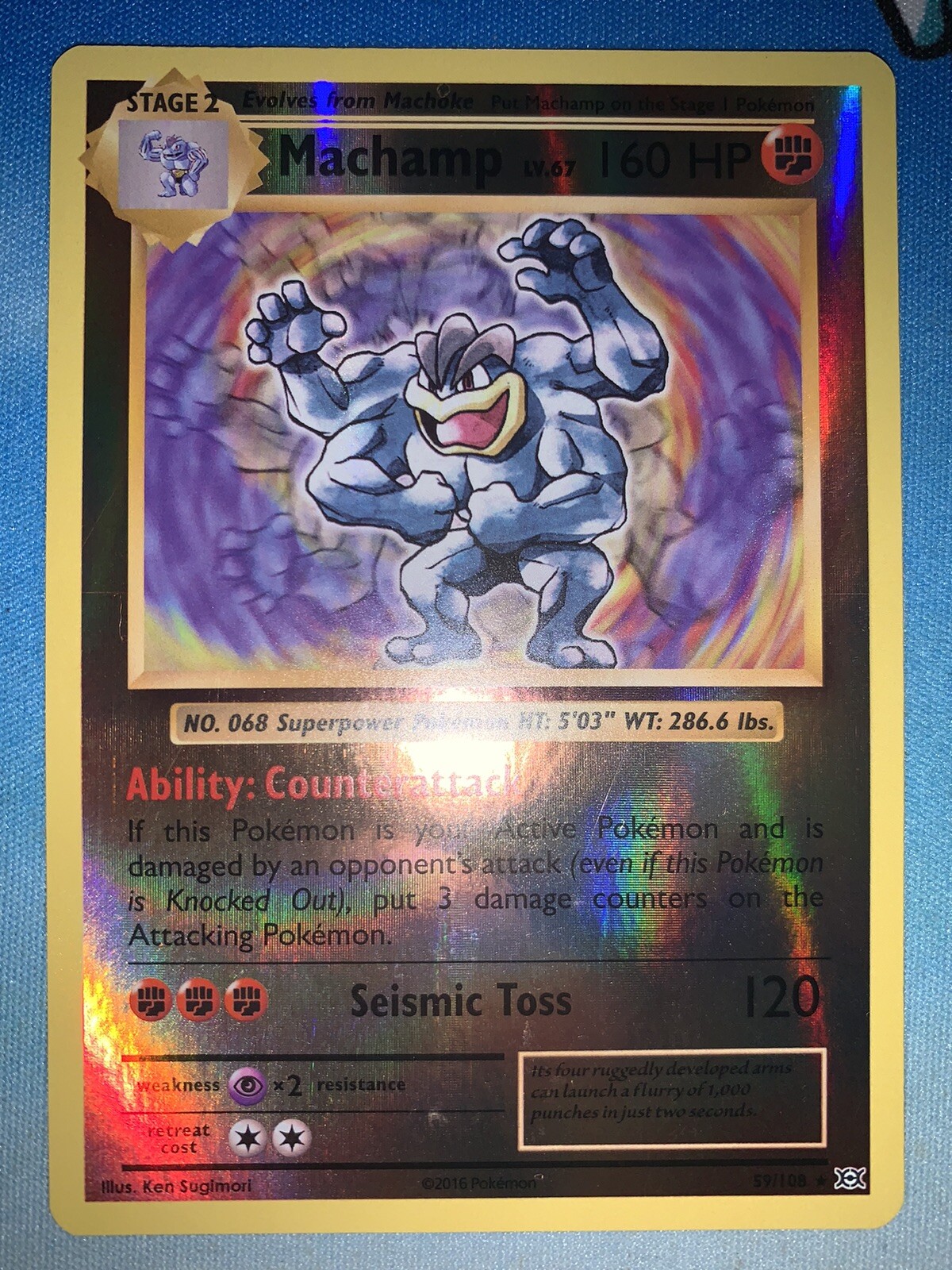 Machamp 59/108 XY Evolutions Reverse Holo 2016 Pokemon Card | eBay