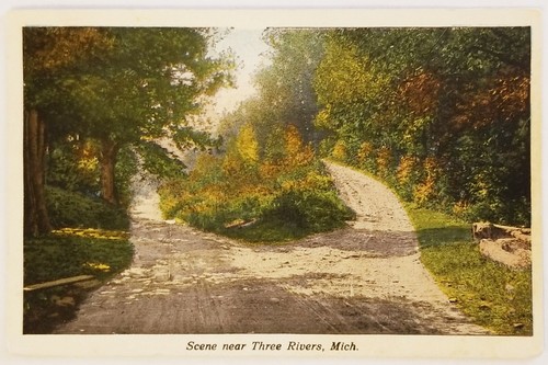 Scene near Three Rivers Michigan Postcard antique | eBay