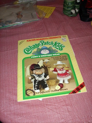 xavier roberts CABBAGE PATCH KIDS MAGAZINE FOR MAKING CLOTHES USED 0033 ...