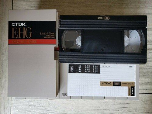 TDK EHG EXTRA HIGH GRADE T-120 VHS Video Tapes | eBay