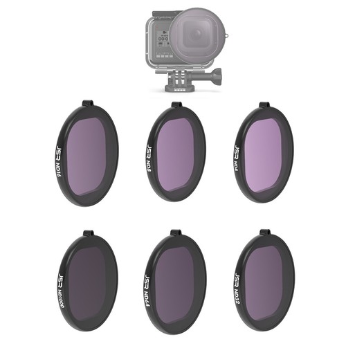 ND 4 8 16 32 64 1000 Lens Filter for Original GoPro Hero8 9 BLK ...