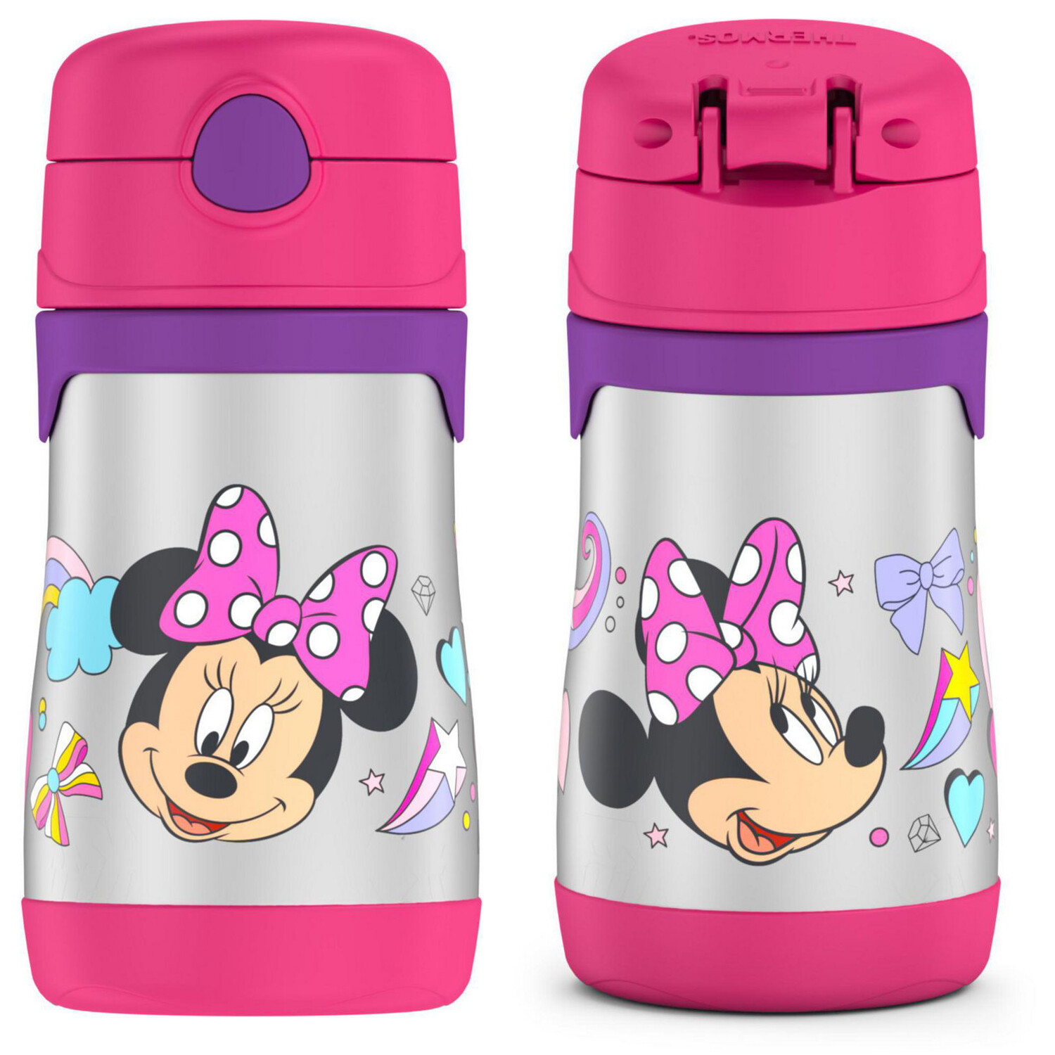 Thermos FOOGO Vacuum Insulated Stainless Steel 10-Ounce Straw Bottle | eBay