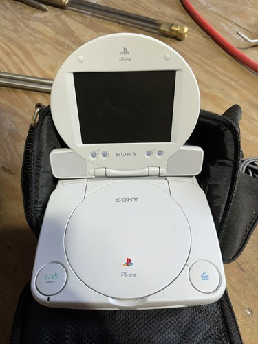Sony PlayStation PSone Portable LCD Screen Combo Tested W/Case Logic ...