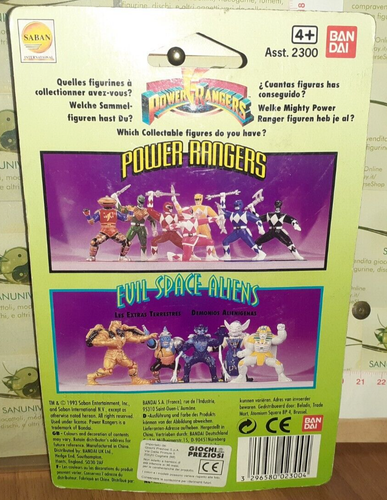 1 MODEL POWER RANGERS 90,EVIL SPACE ALIENS FINSTER ALIEN,VINTAGE TOY ...