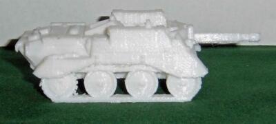28mm 1/56 3D printed British Alecto Tank Destroyer suitable for Bolt ...