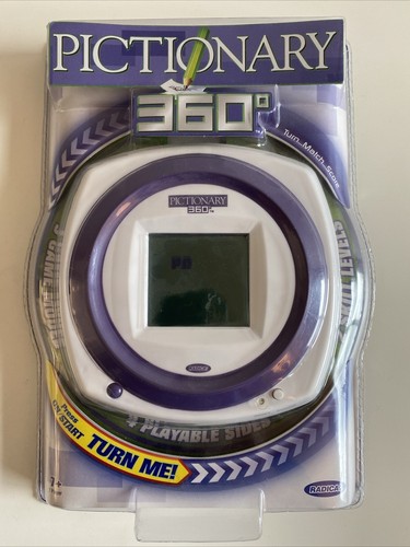 NEW SEALED Radica Electronic 360 Pictionary Game 4 Playable Sides 3 ...