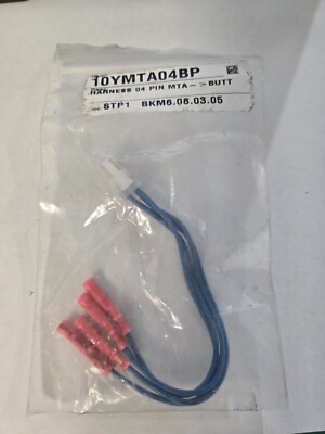Milnor 10Ymta04Bp - Harness 04 Pin Mta- Butt | eBay