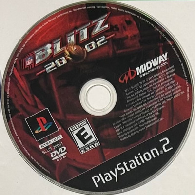 NFL Blitz 2002 PS2 Sony PlayStation 2 - Disc Only 31719268382| eBay
