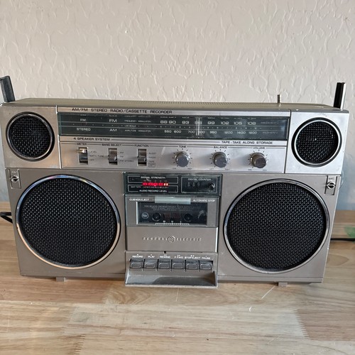 General Electric Vintage Boombox cassette Model No. 3-5257A (Tested) | eBay
