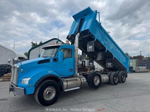 2016 Kenworth T880 Tri/A Dump Truck Eaton Fuller 20 Cu Yard 18 Speed ...