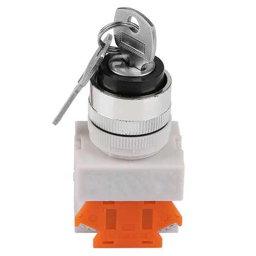 2 Position Key Operated Switch 2 Keys 22mm Mount LAY37-11Y/21 Tools ...