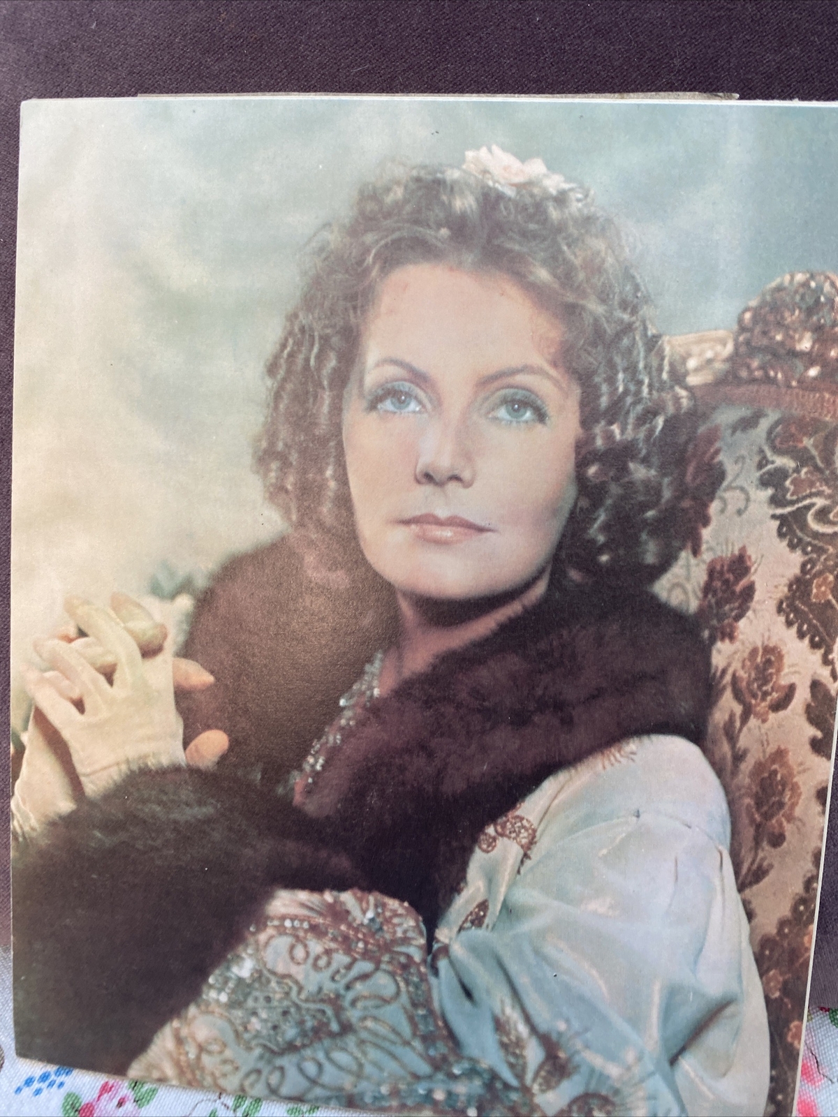 Rare Picture Greta Garbo Colour Camille Portrait 1936 by C.S. Bull ...
