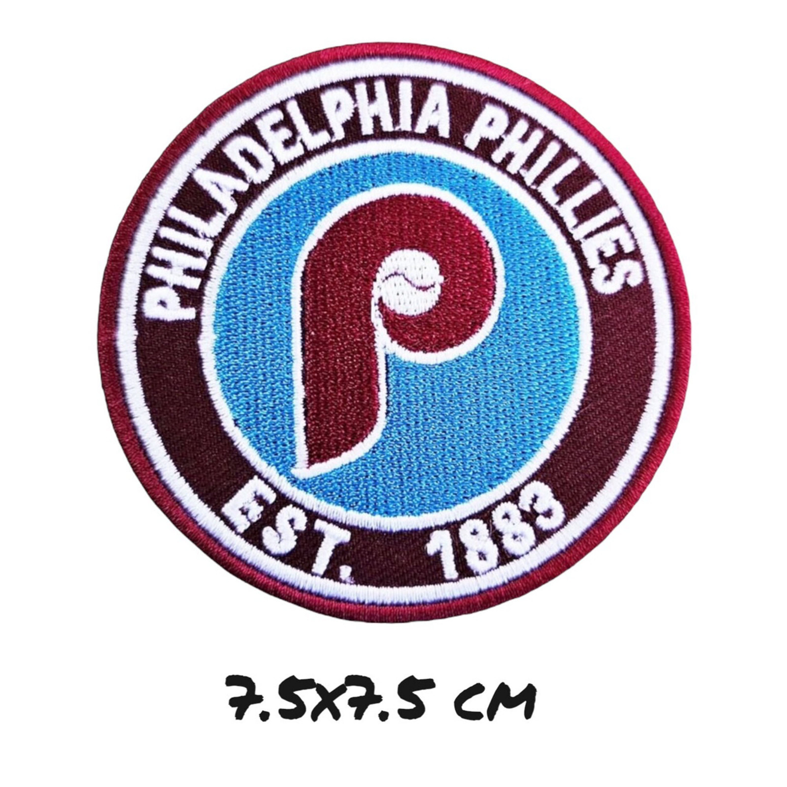 Philadelphia Phillies Baseball Embroidered Patch Iron on Or Sewing on ...