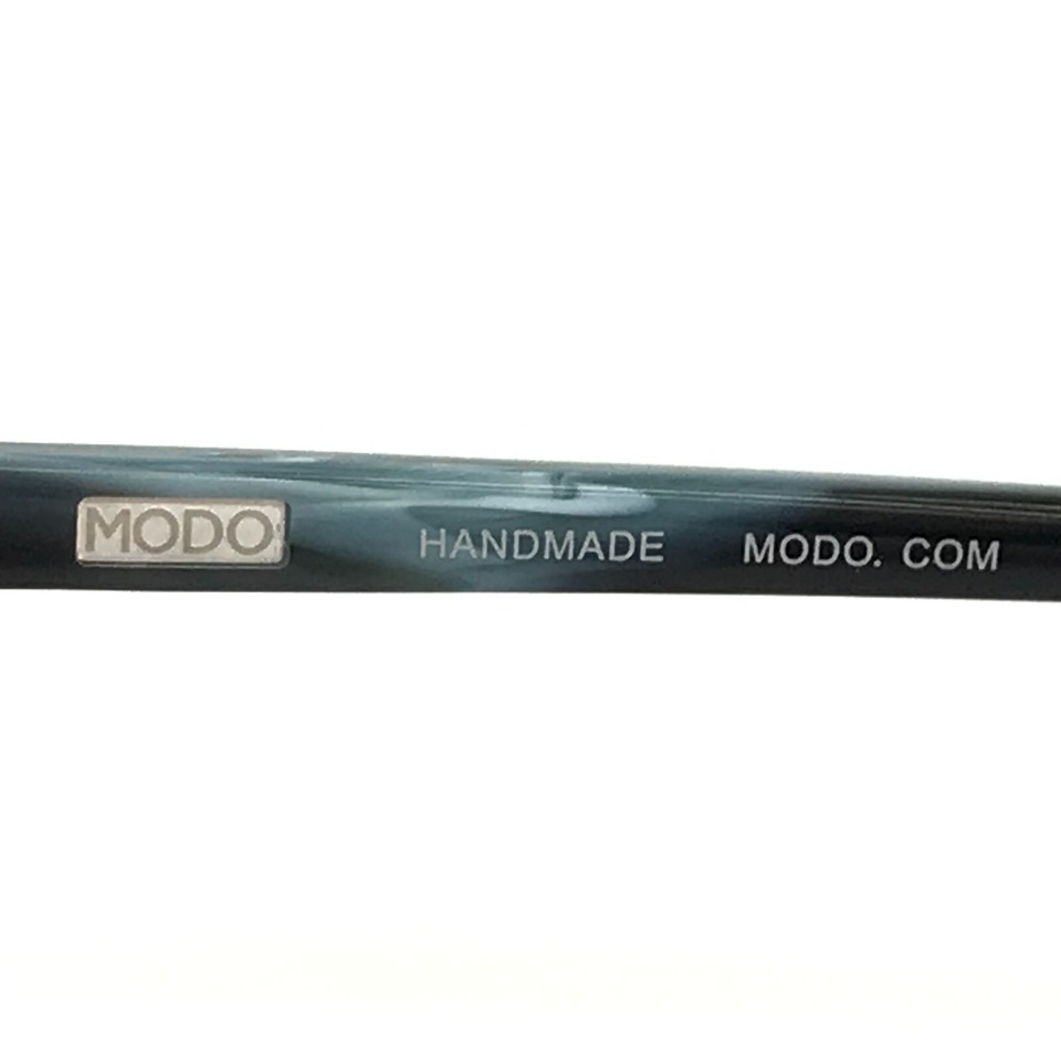 Modo Eyeglasses Frames 6540 AQUA Clear Black Blue Cat Eye 50-17-142 | eBay
