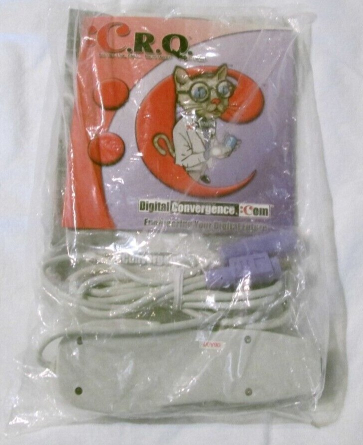 CueCat CRQ Software Digital Barcode Scanner Convergence Optical Reader ...