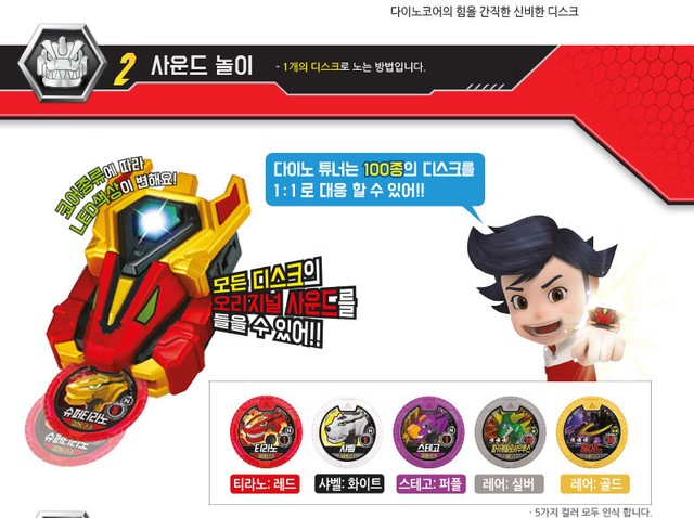 Dino Core Akan Tuner Dinosaur Toy Dinocore Season 2 Figure Korea TV ...