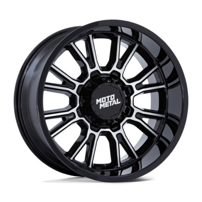 Set of 4 Moto Metal MO810 LEGACY Wheels 20X10 8X6.5 GLOSS BLACK-MCH ...
