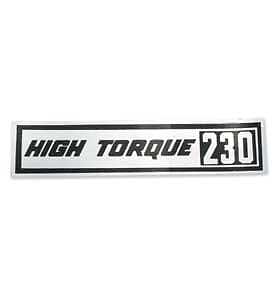 1963-65 Valve Cover Decals-High Torque 230 for Chevy, GMC Truck | eBay
