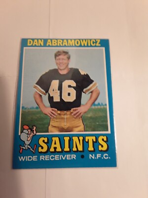 DAN ABRAMOWICZ UNGRADED TOPPS NFL TRADING CARD #90 | eBay
