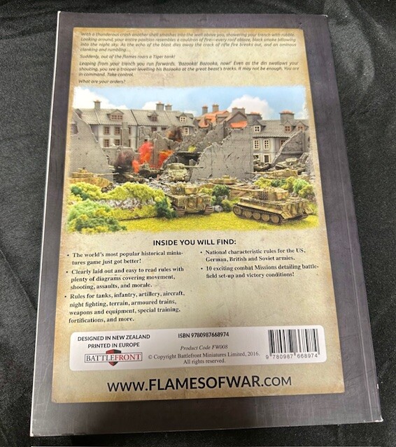Flames of War The WW2 Miniatures Game 1939-41 and 1944-45 (Battlefront ...