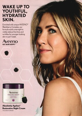 2019 Print Ad Aveeno Absolutely Ageless Restorative Night Cream ...