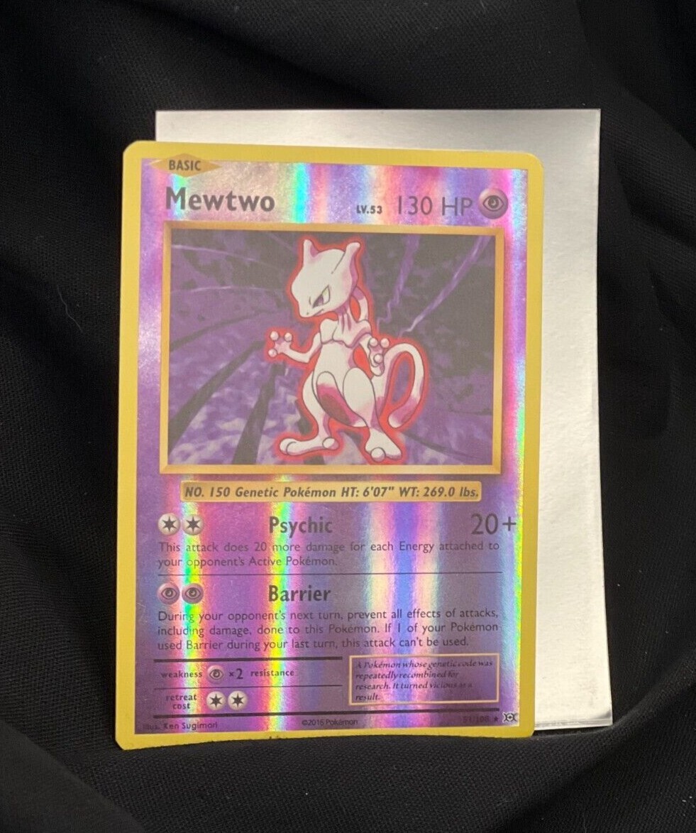 Basic Mewtwo 2016 Pokemon Level 53 Holographic MINT CONDITION | eBay