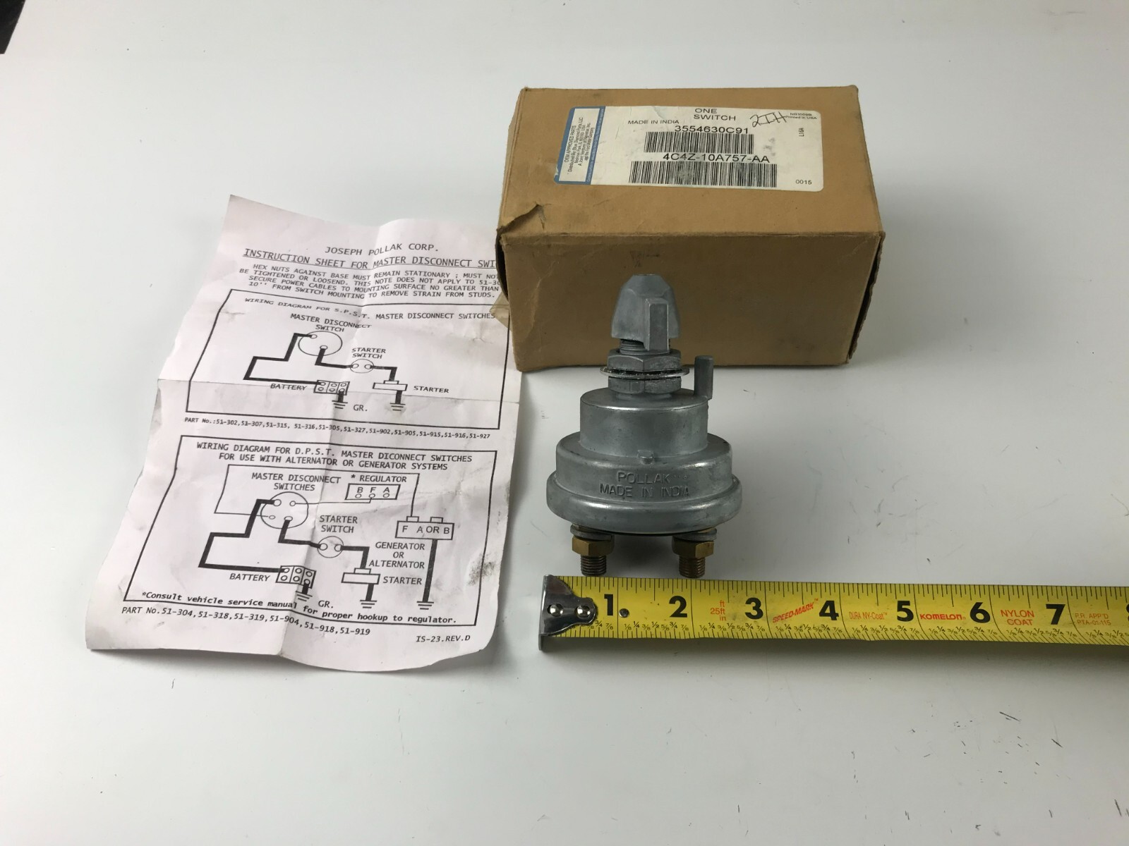 International 3554630C91 Battery Switch Di for Commercial Trucks for ...