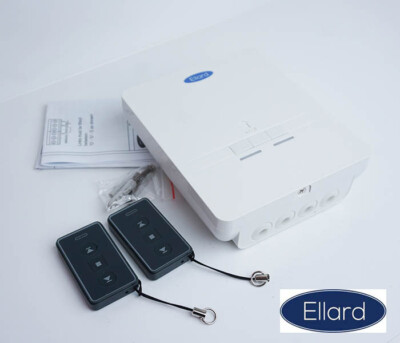 ELLARD GENESIS REMOTE CONTROL UNIT WITH 2 x HAND SETS FOR ROLLER ...