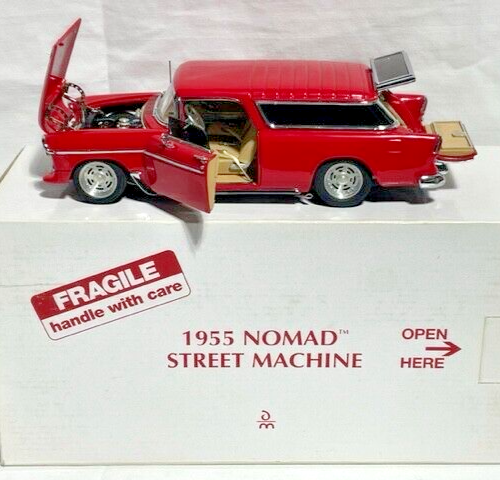 Danbury Mint 1955 Chevrolet Nomad Street Machine Wagon, Red, Original ...