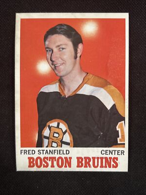 1970-71 Topps #5 Fred Stanfield EX+ Boston Bruins *270 | eBay