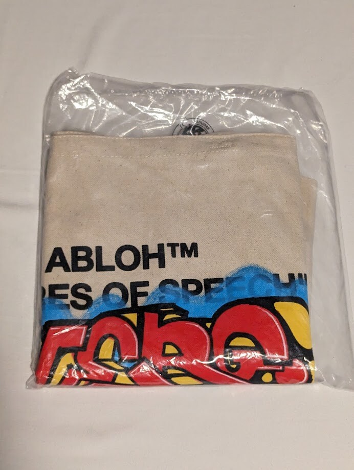 Virgil Abloh Design FOS Tote Off-White Figures Of Speech - Tan NEW ...