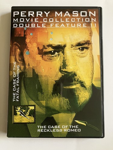 Perry Mason Double Feature 11 dvd Case of the Reckless Romeo Fatal Framing Burr 32429152008 | eBay
