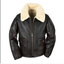 B3 RAF Black Mens Bomber Flying Aviator Fur Irvin Real Shearling ...
