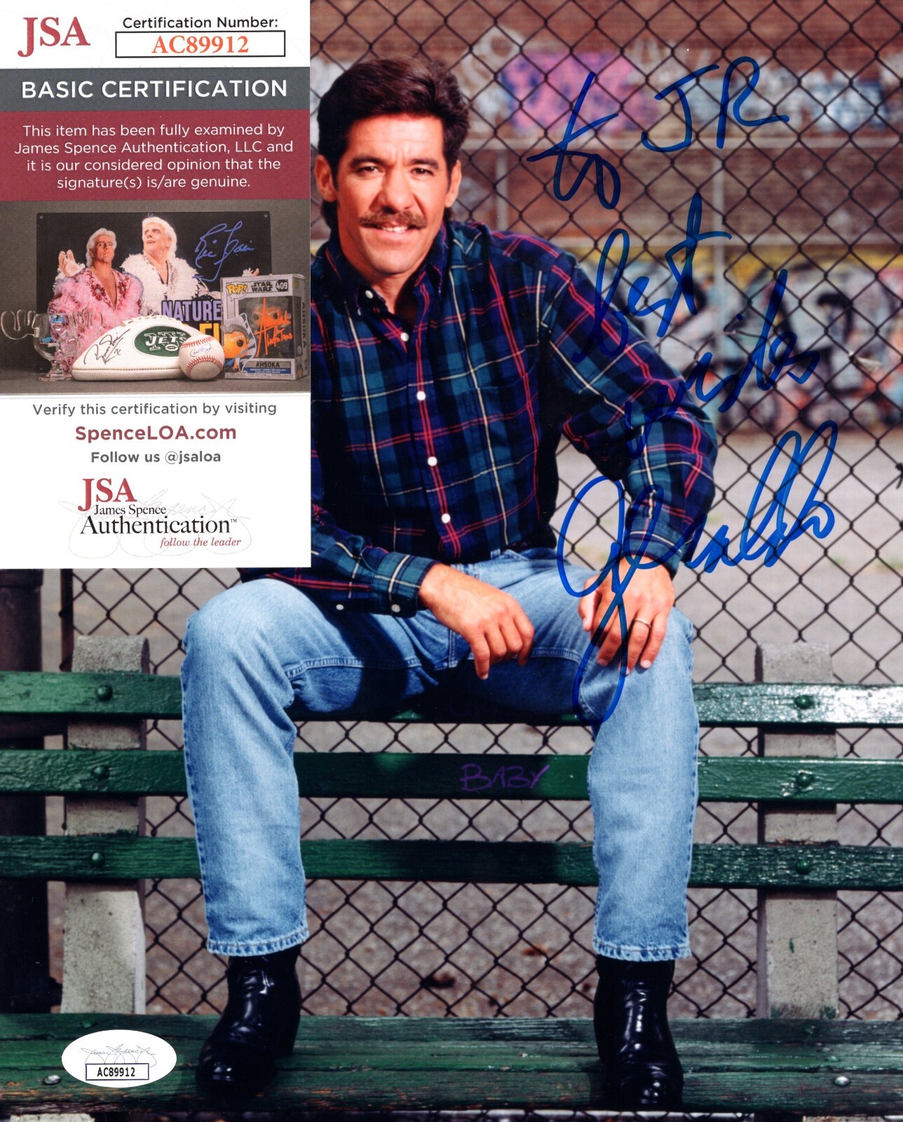 Geraldo Rivera Talk Show Host Journalist Signed Autograph 8x10 Photo w ...