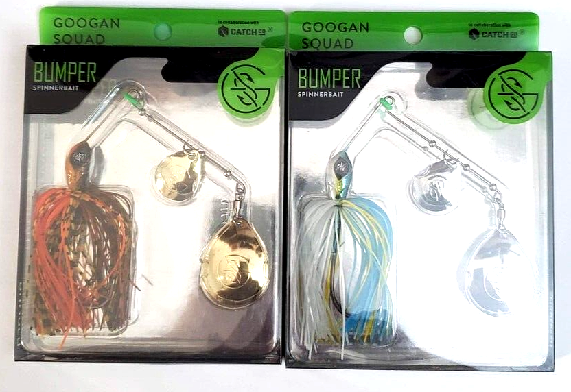 (2) Googan Squad 1/2 Oz Bumper Double Colorado Blade Spinnerbaits | eBay