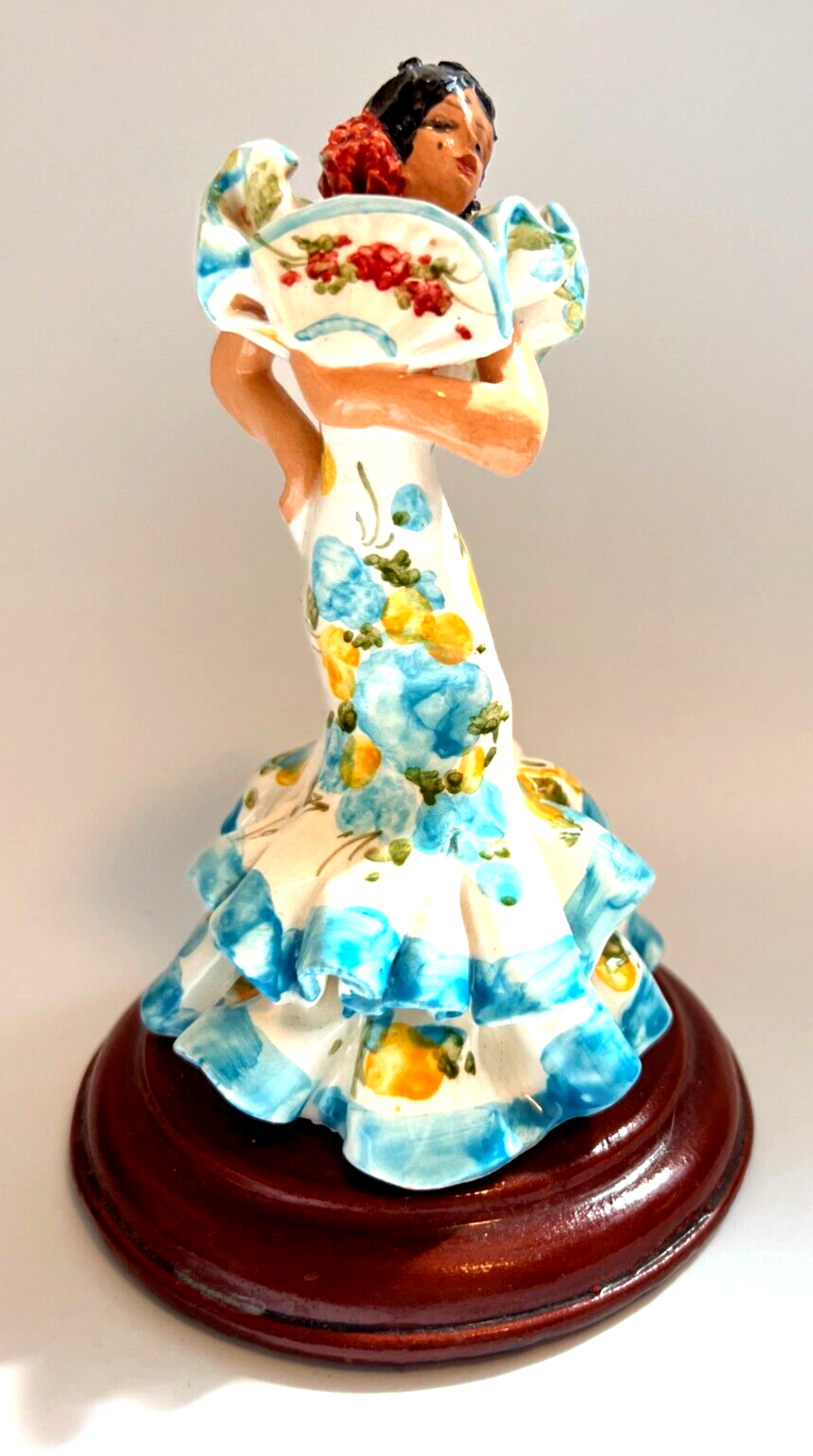 Vintage Spanish Porcelain Flamenco Dancer Figurine Very Rare 7.8" Tall ...